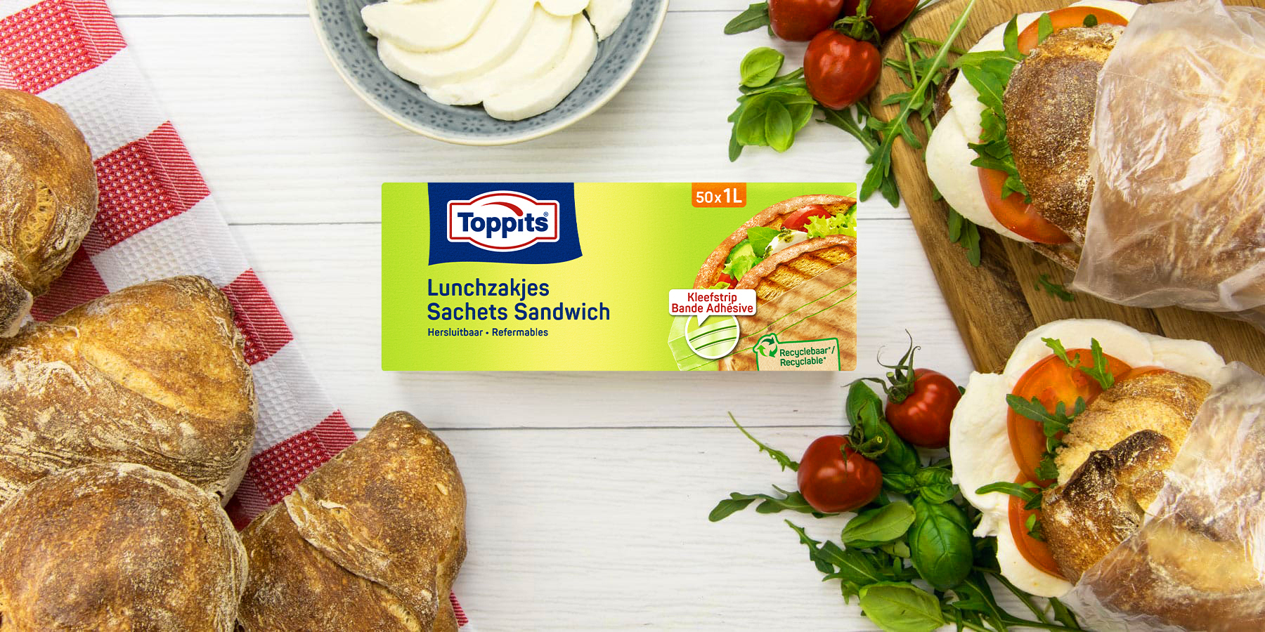 Hou je lunch langer vers met een lunchzak | Toppits®