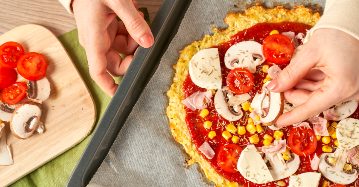 Recette : pizza aux restes de chou-fleur
